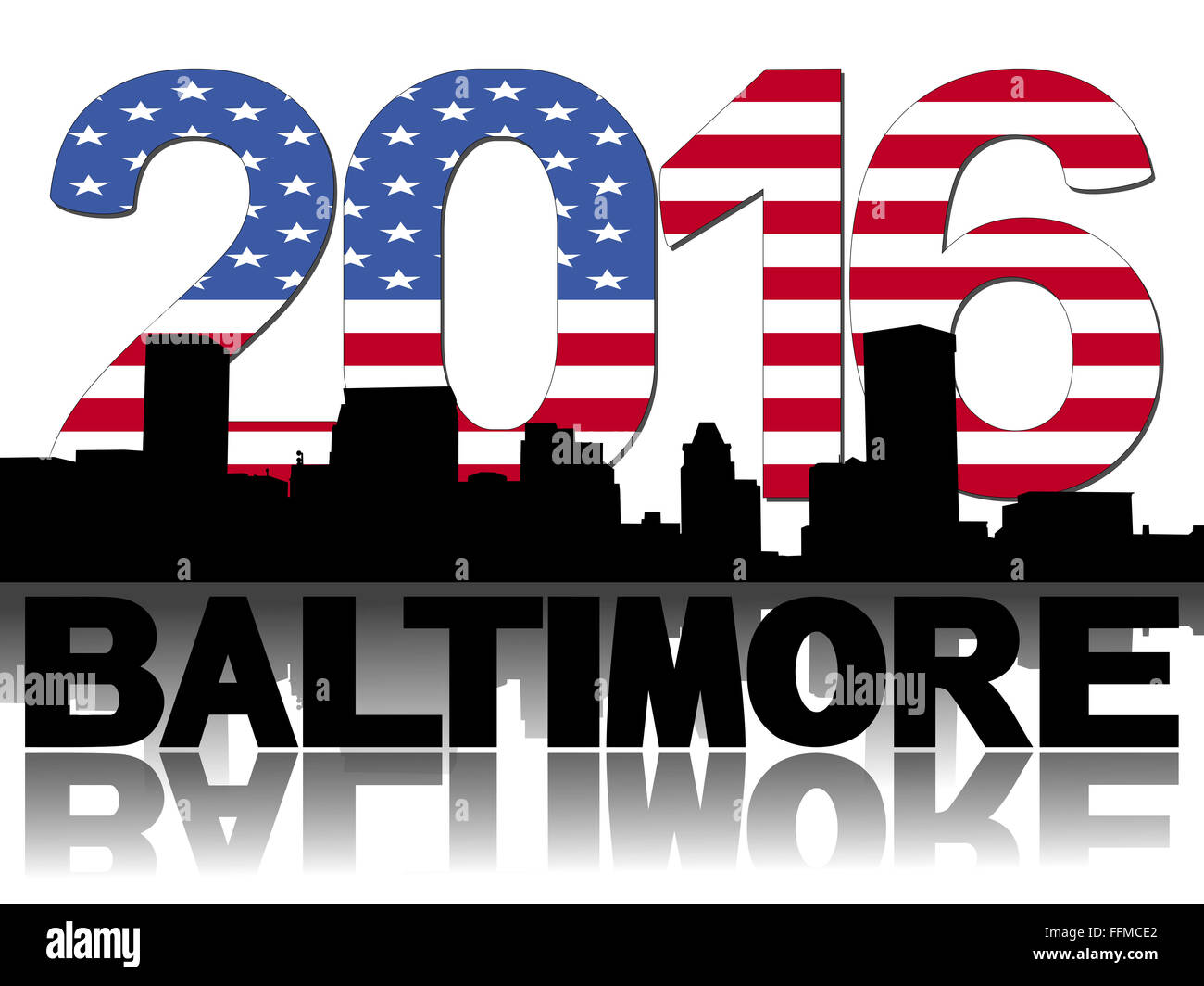 Baltimore skyline 2016 hi-res stock photography and images - Alamy