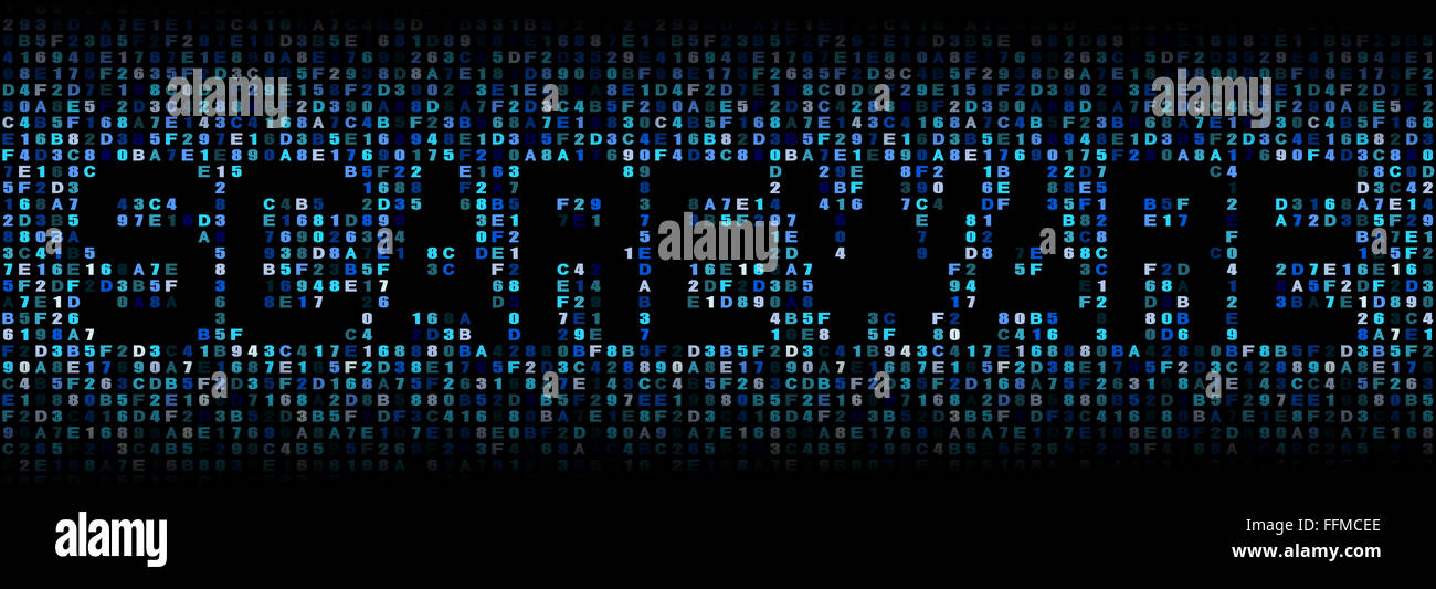 Scareware text on hex code illustration Stock Photo - Alamy