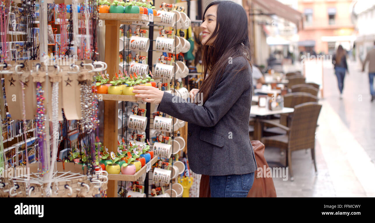 Checking out woman street hi-res stock photography and images - Alamy