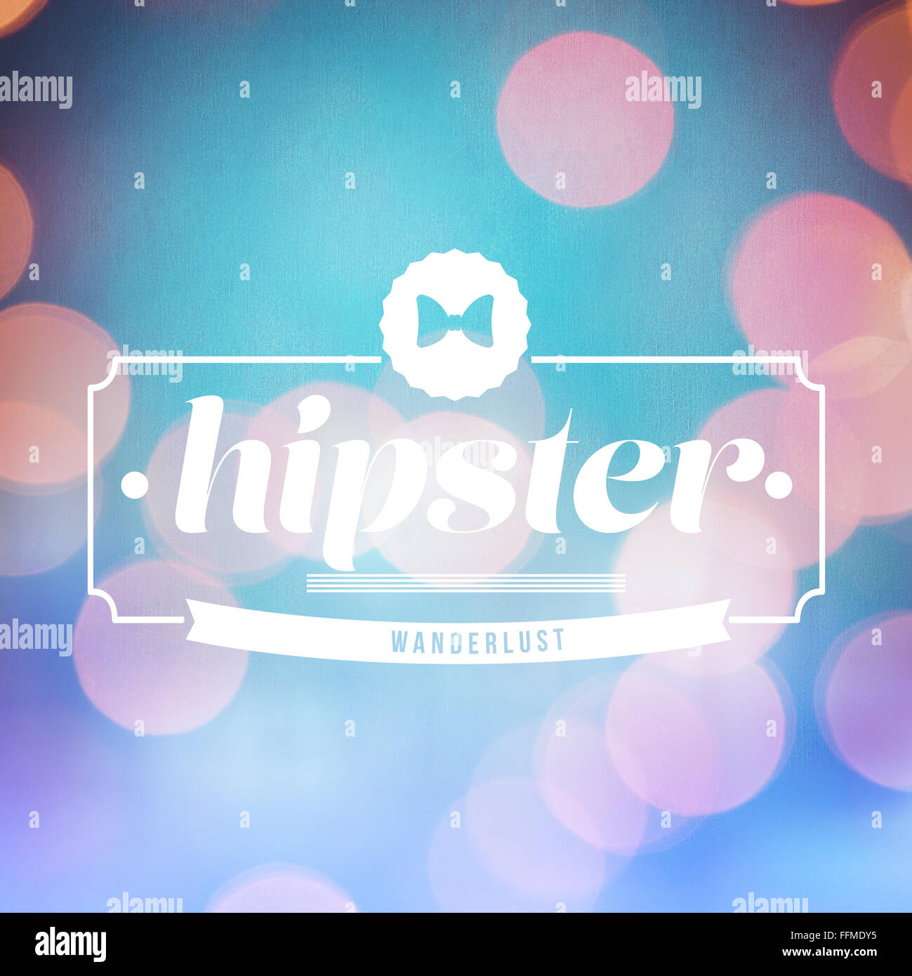 Composite image of hipster word Stock Photo - Alamy