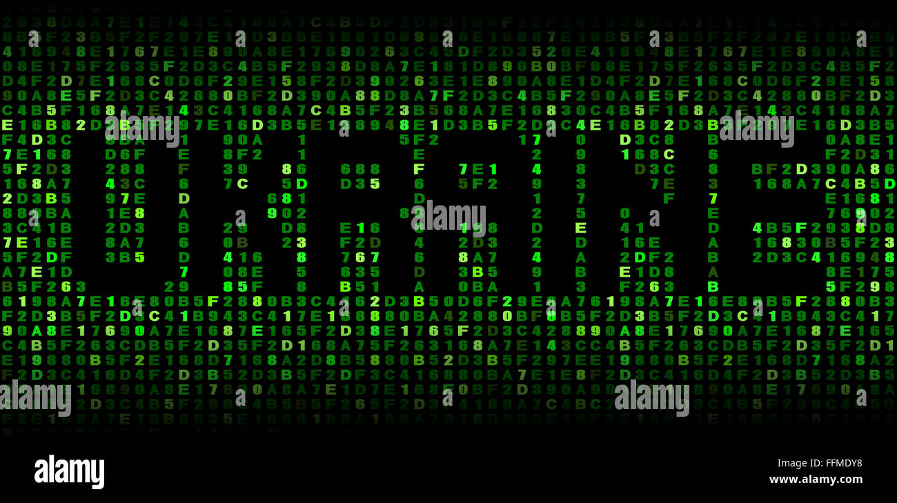 Ukraine text on hex code illustration Stock Photo - Alamy