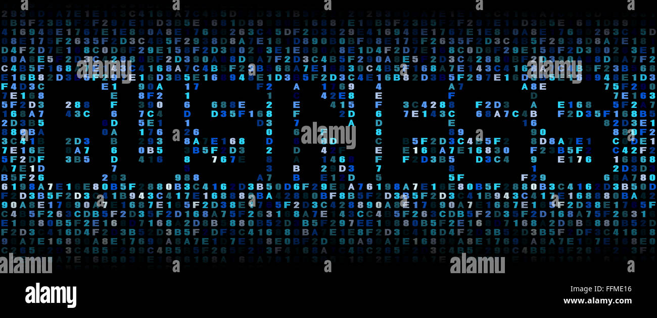 Business text on hex code illustration Stock Photo - Alamy
