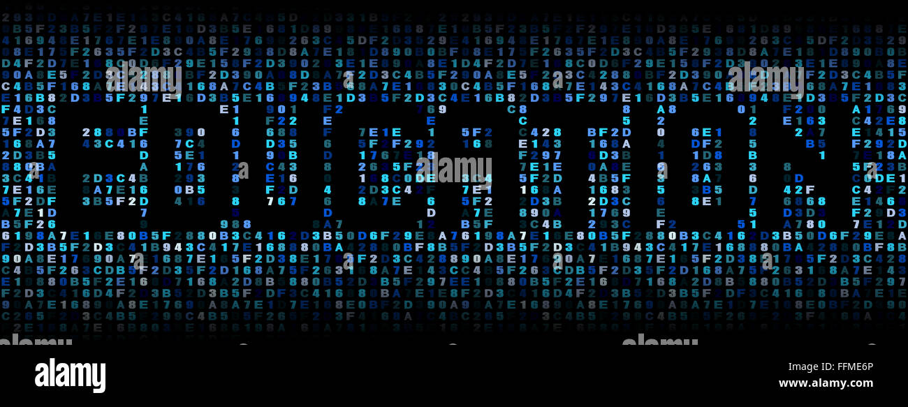 Education text on hex code illustration Stock Photo - Alamy