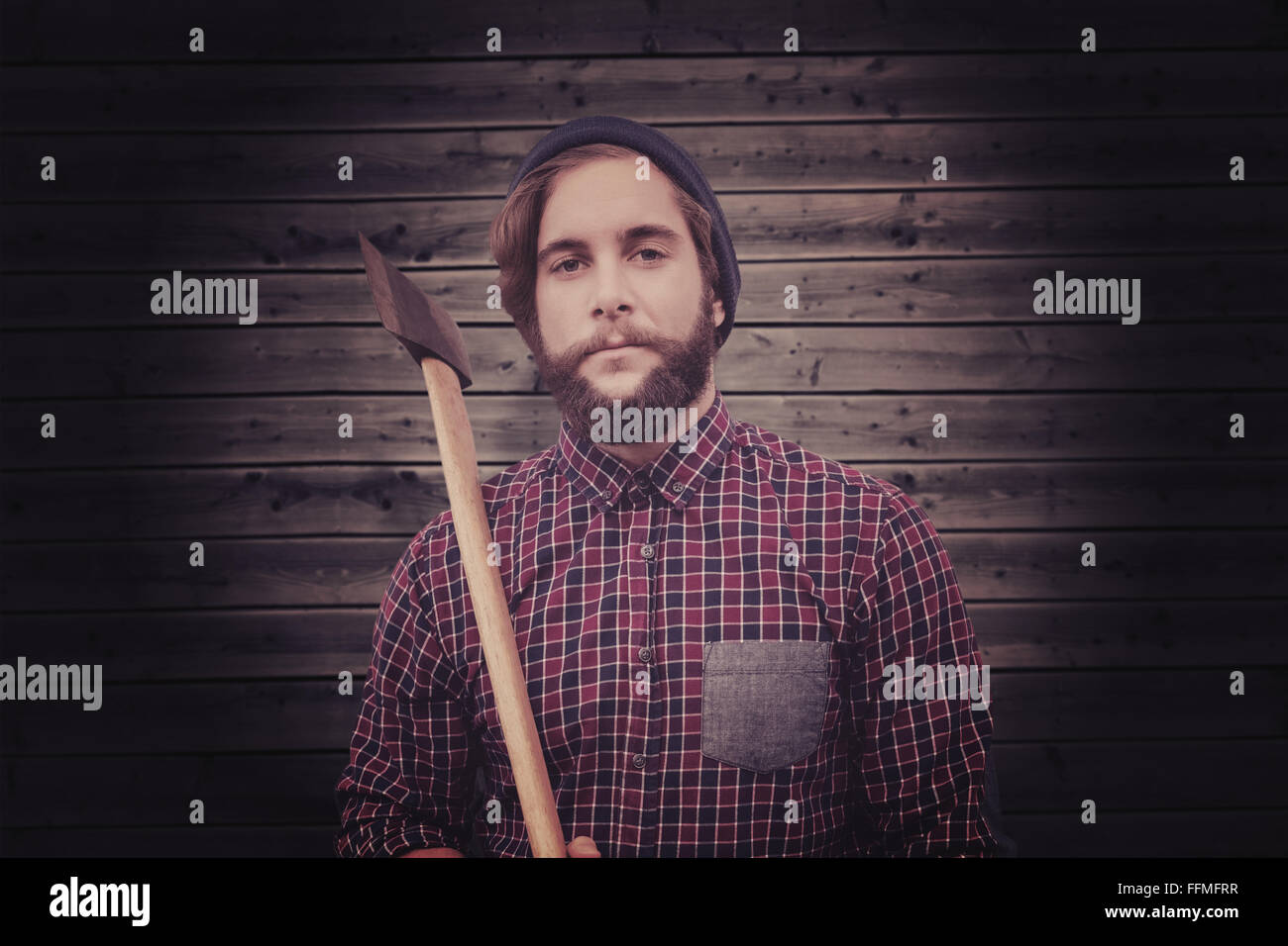 Hand holding axe hi-res stock photography and images - Alamy