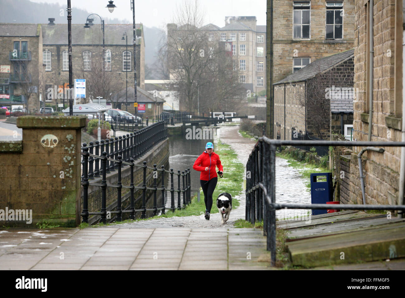 Slaithwaite, West Yorkshire, UK Stock Photo - Alamy