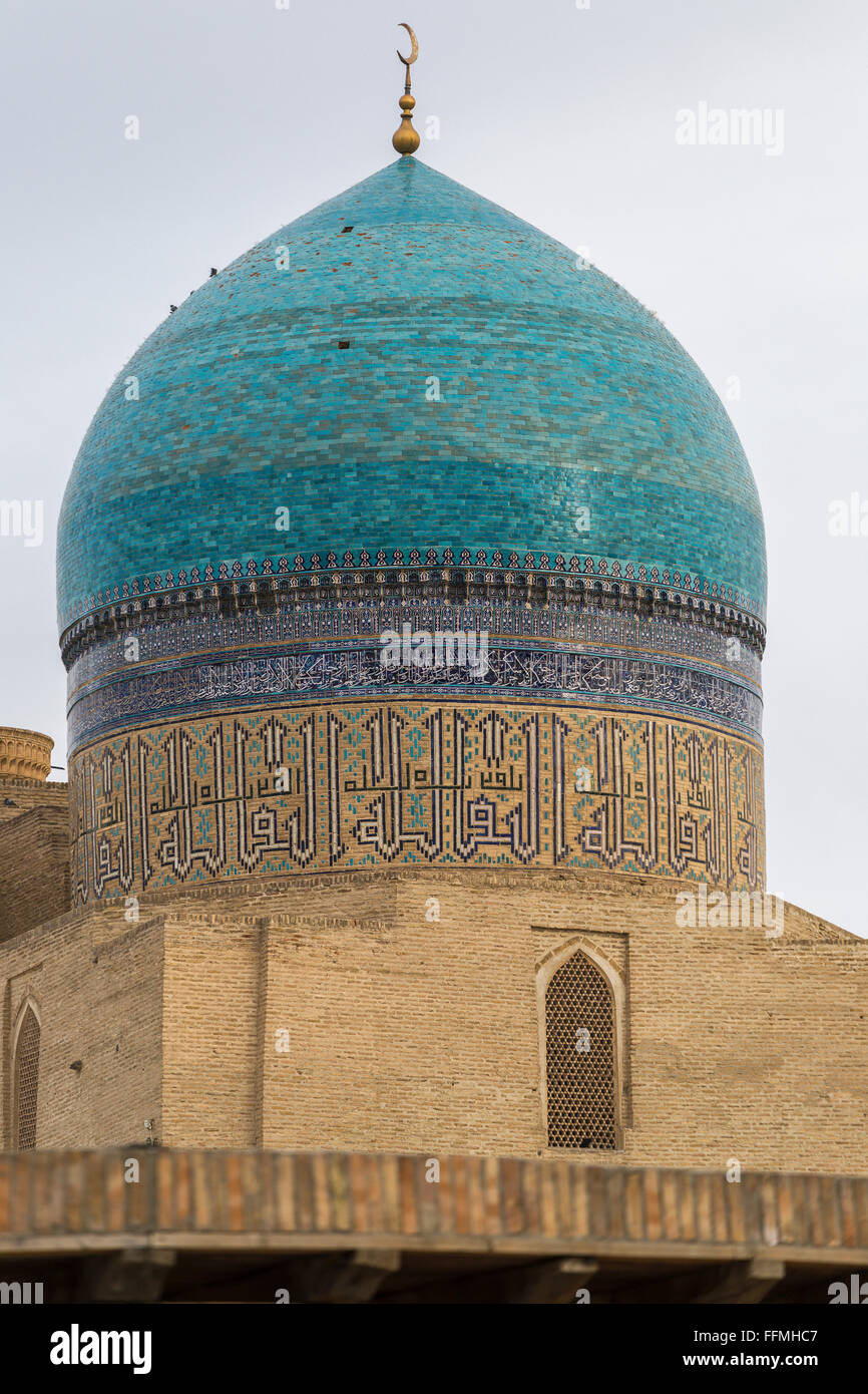 Blue Domed Roof of a mosque in central Bukhara Stock Photo - Alamy