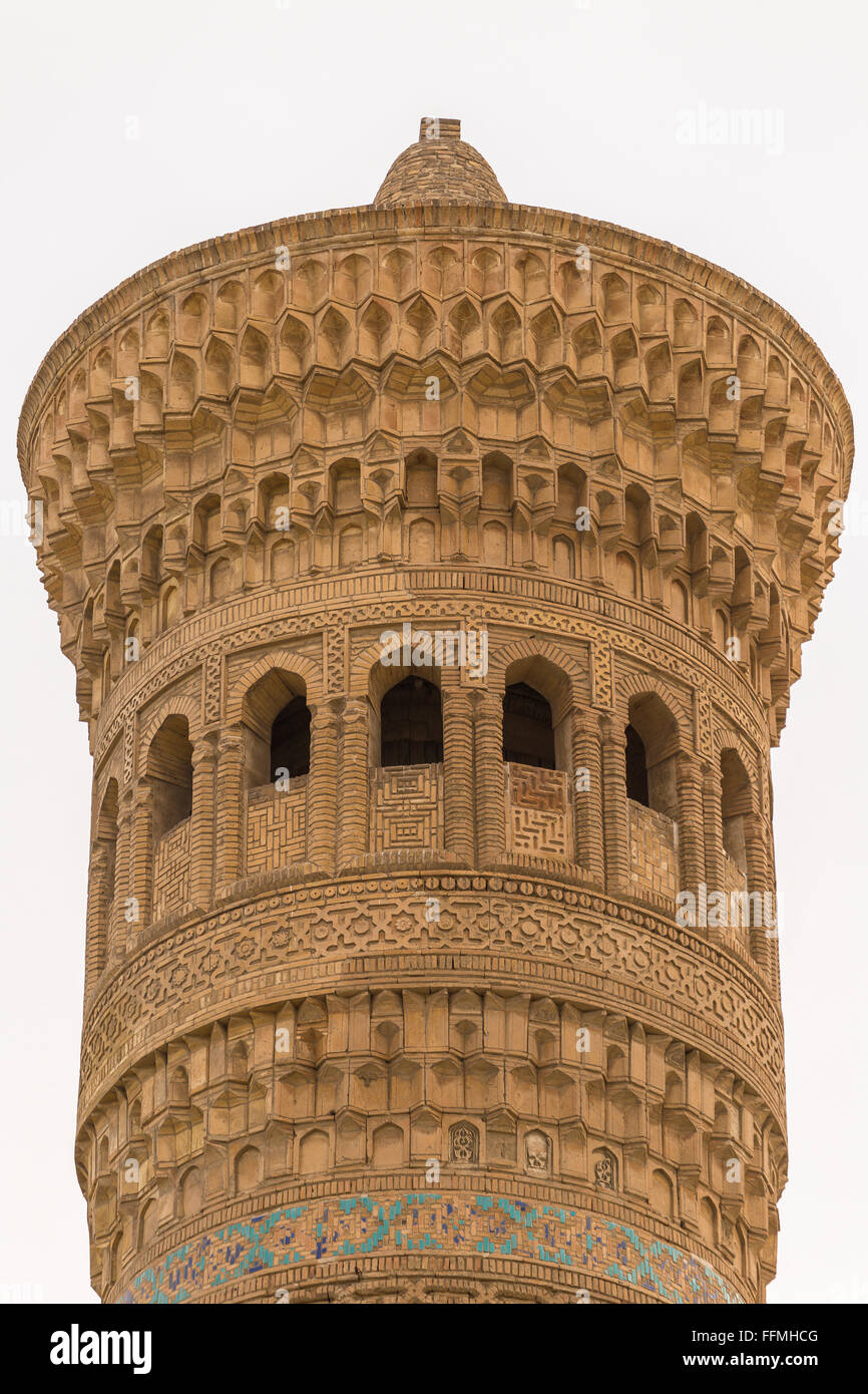 Minaret Kalyan (the Great Tower) is the main symbol of sacred Bukhara ...