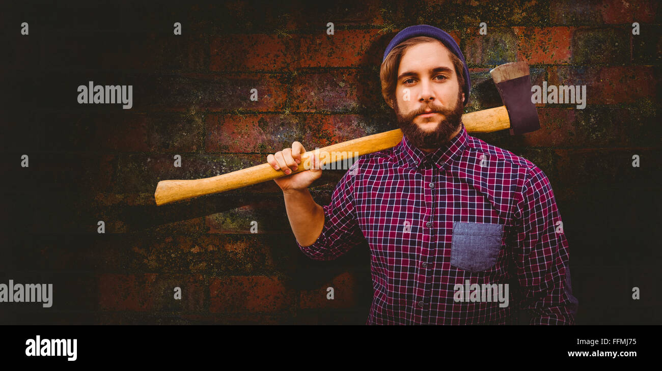 Axe on the shoulder hi-res stock photography and images - Alamy