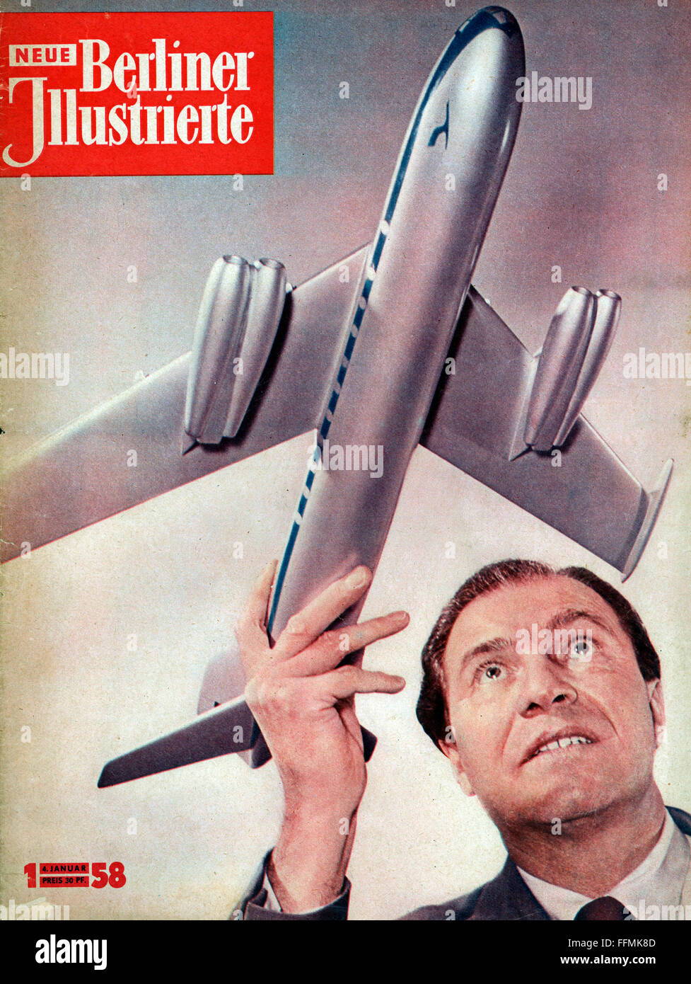 press / media, magazines, "Neue Berliner Illustrierte", cover, number 1 ...