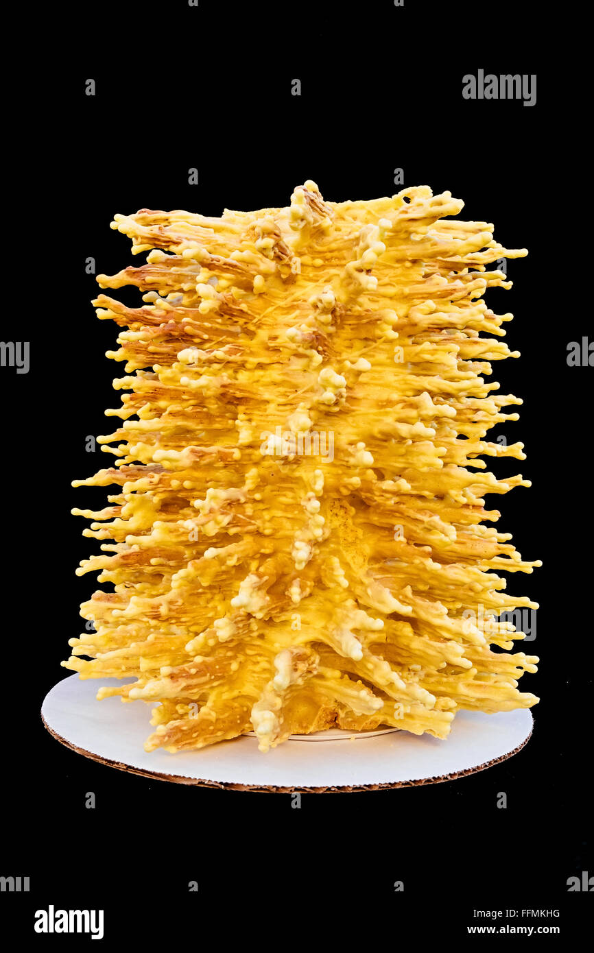 Sakotis Lithuania cake Stock Photo - Alamy