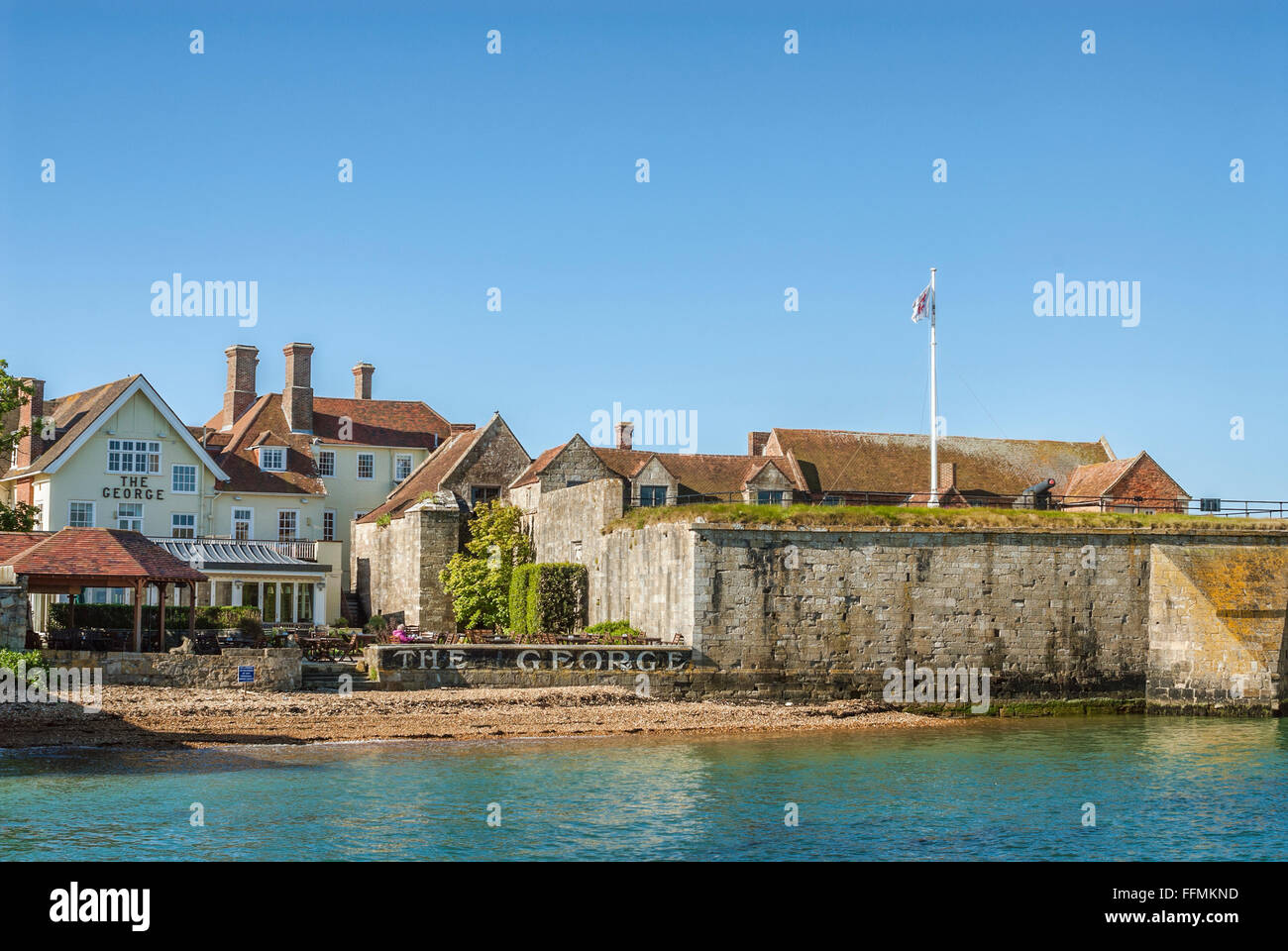 Yarmouth Castle, Isle of Wight, South England Stock Photo - Alamy