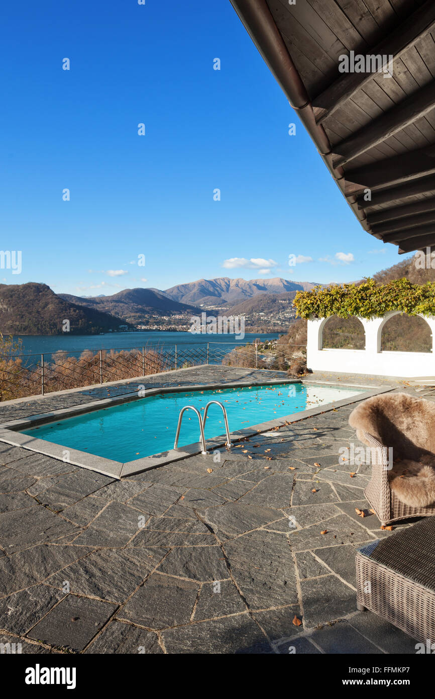 Home swimming pool hi-res stock photography and images - Alamy