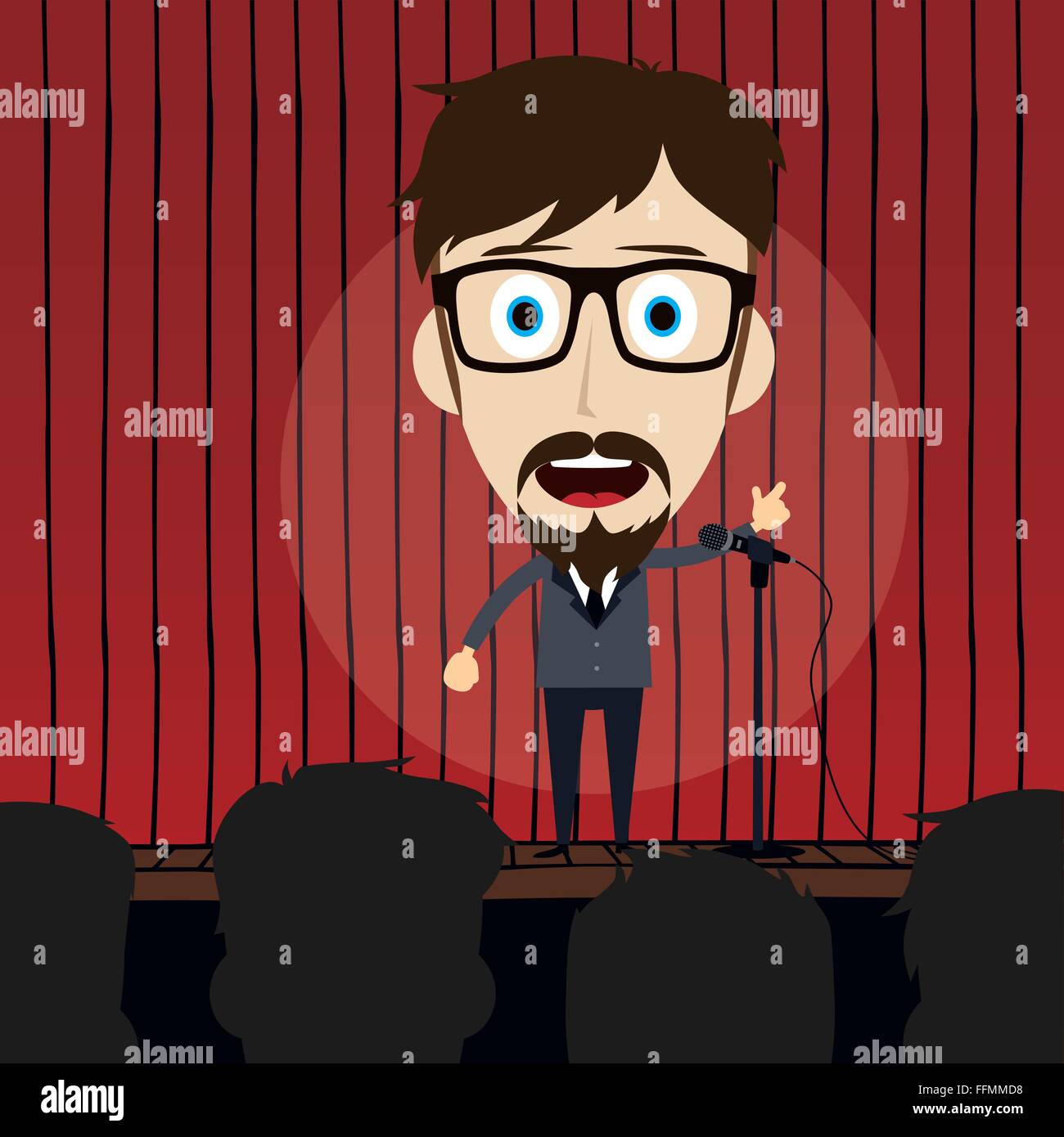 stand up comedy theme Stock Vector Image & Art - Alamy