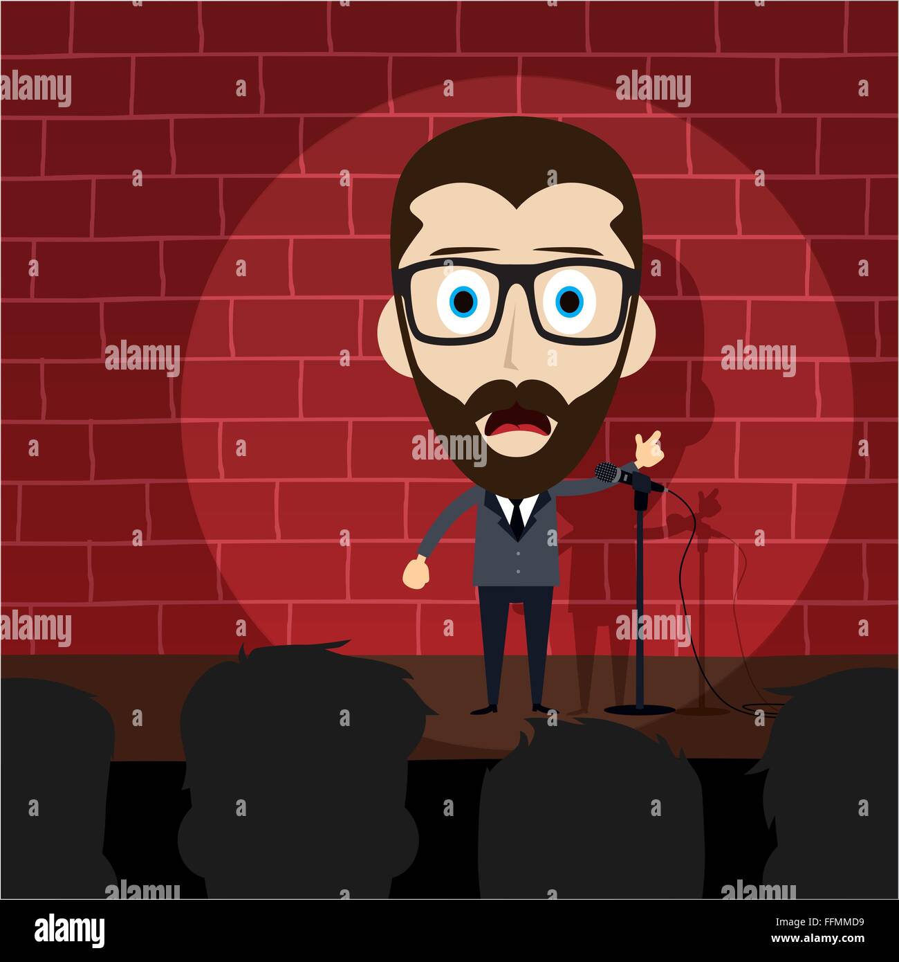 stand up comedy theme Stock Vector Image & Art - Alamy