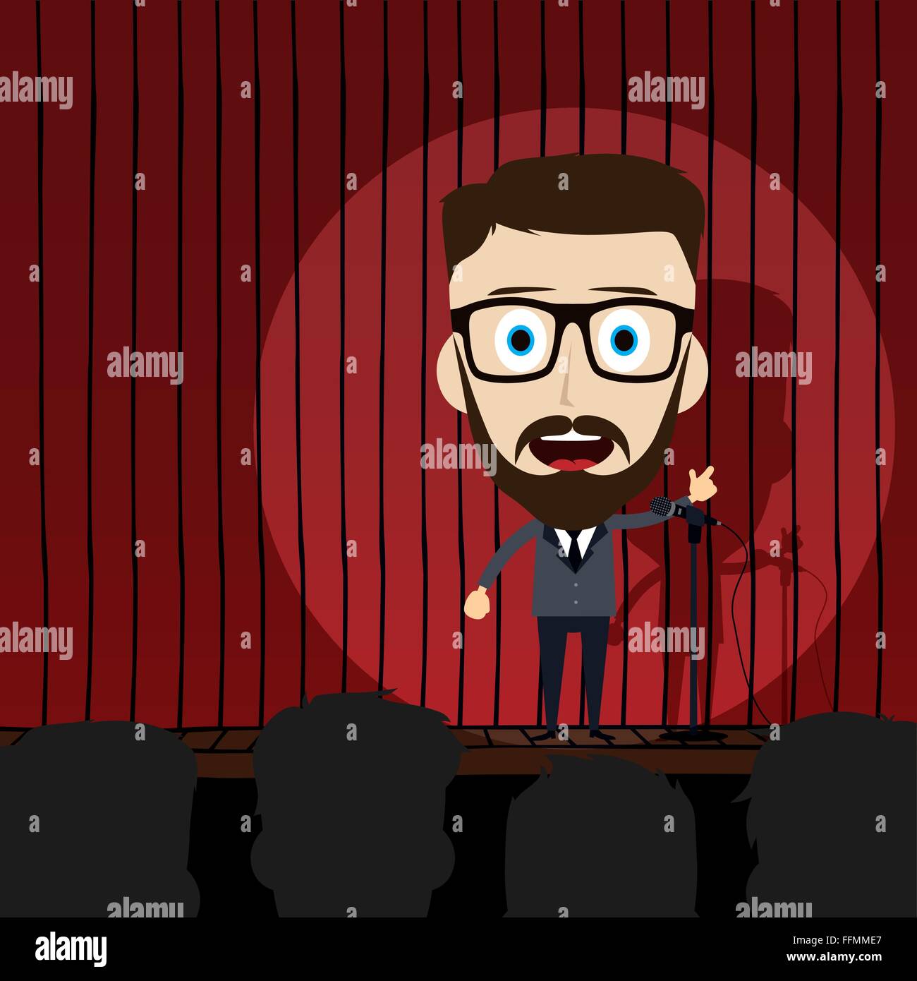 stand up comedy theme Stock Vector Image & Art - Alamy