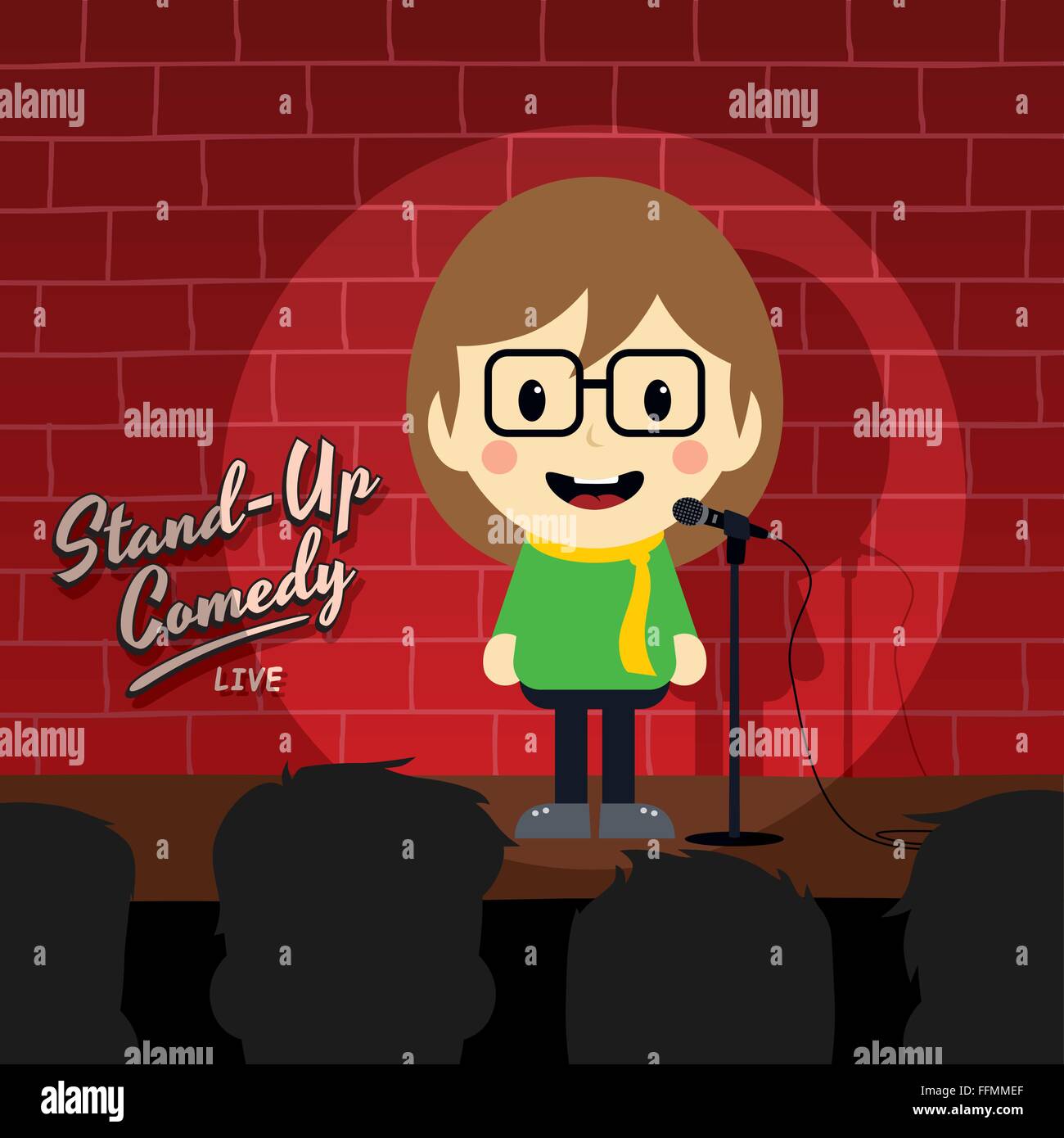 stand up comedy theme Stock Vector Image & Art - Alamy