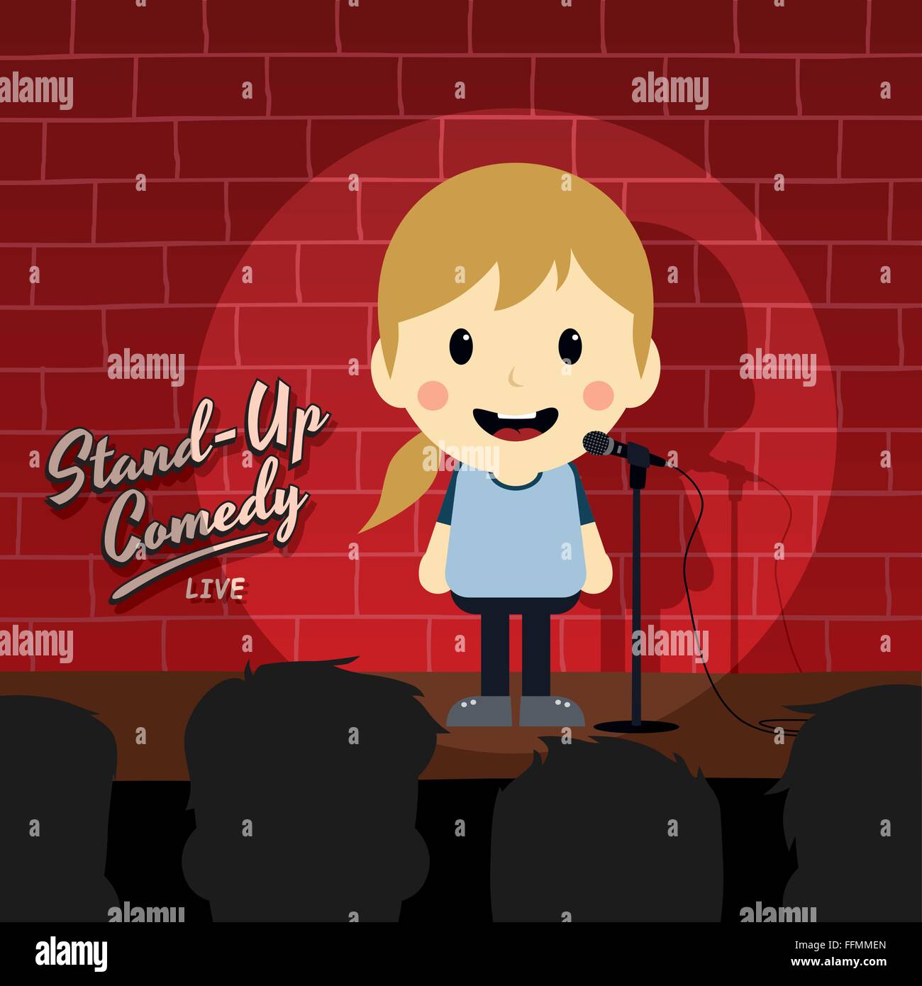 stand up comedy theme Stock Vector Image & Art - Alamy