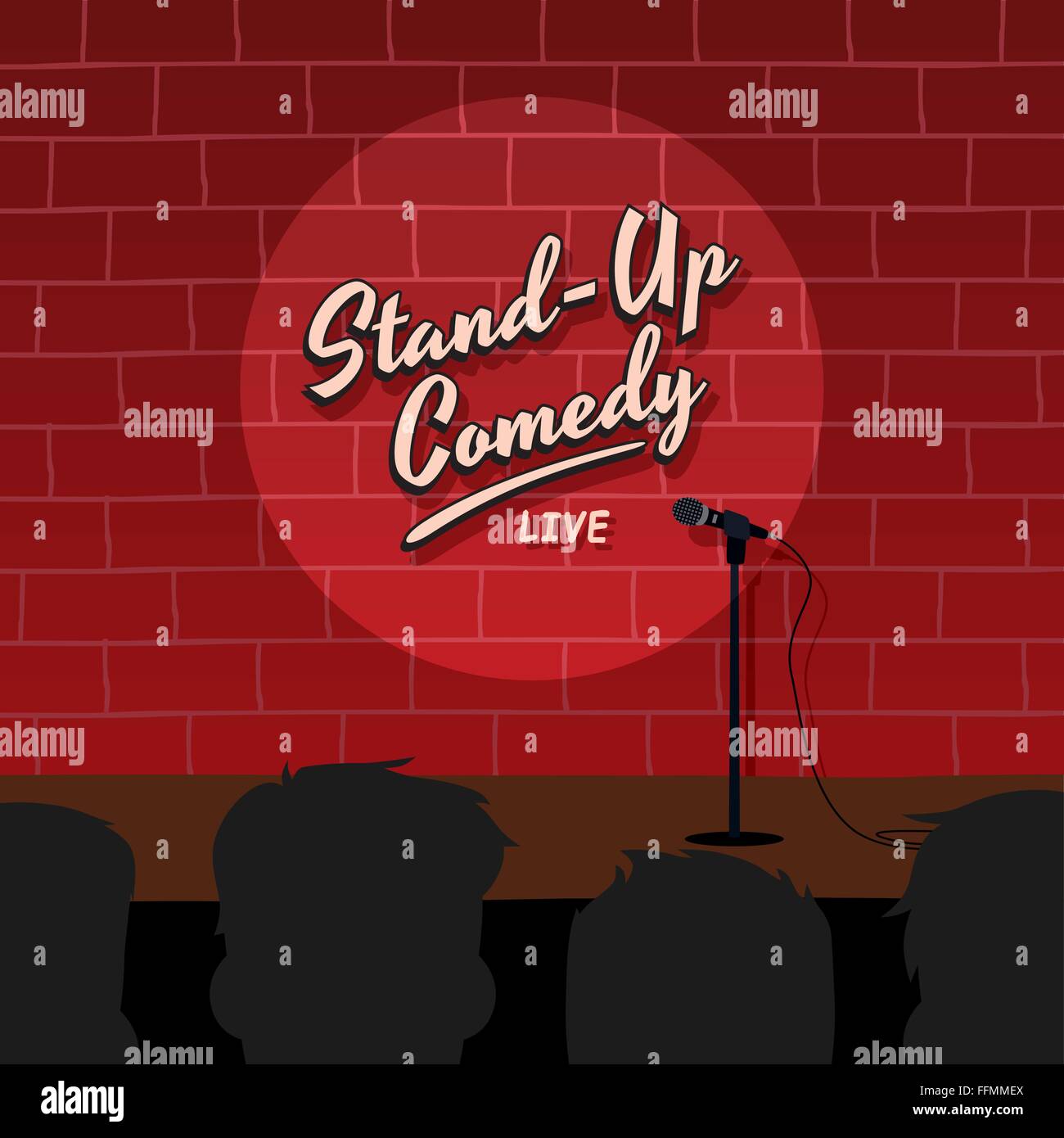 stand up comedy theme Stock Vector Image & Art - Alamy