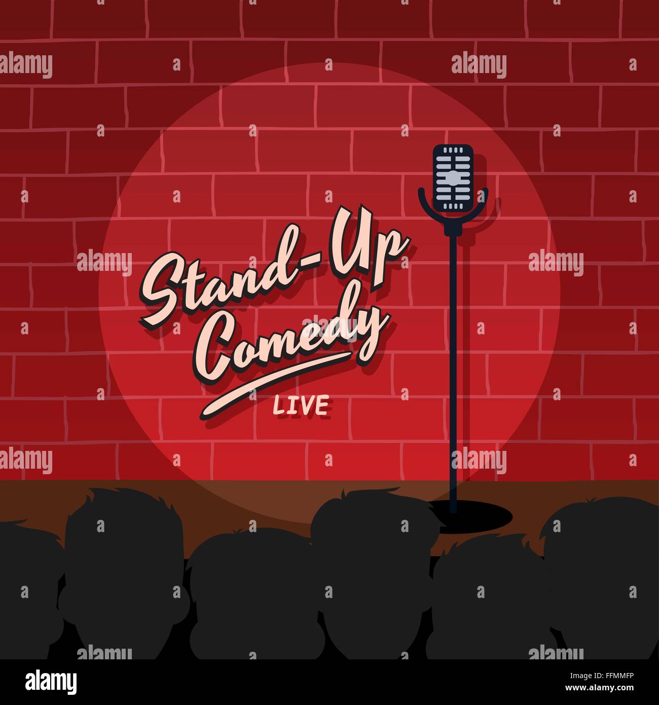 stand up comedy theme Stock Vector Image & Art - Alamy