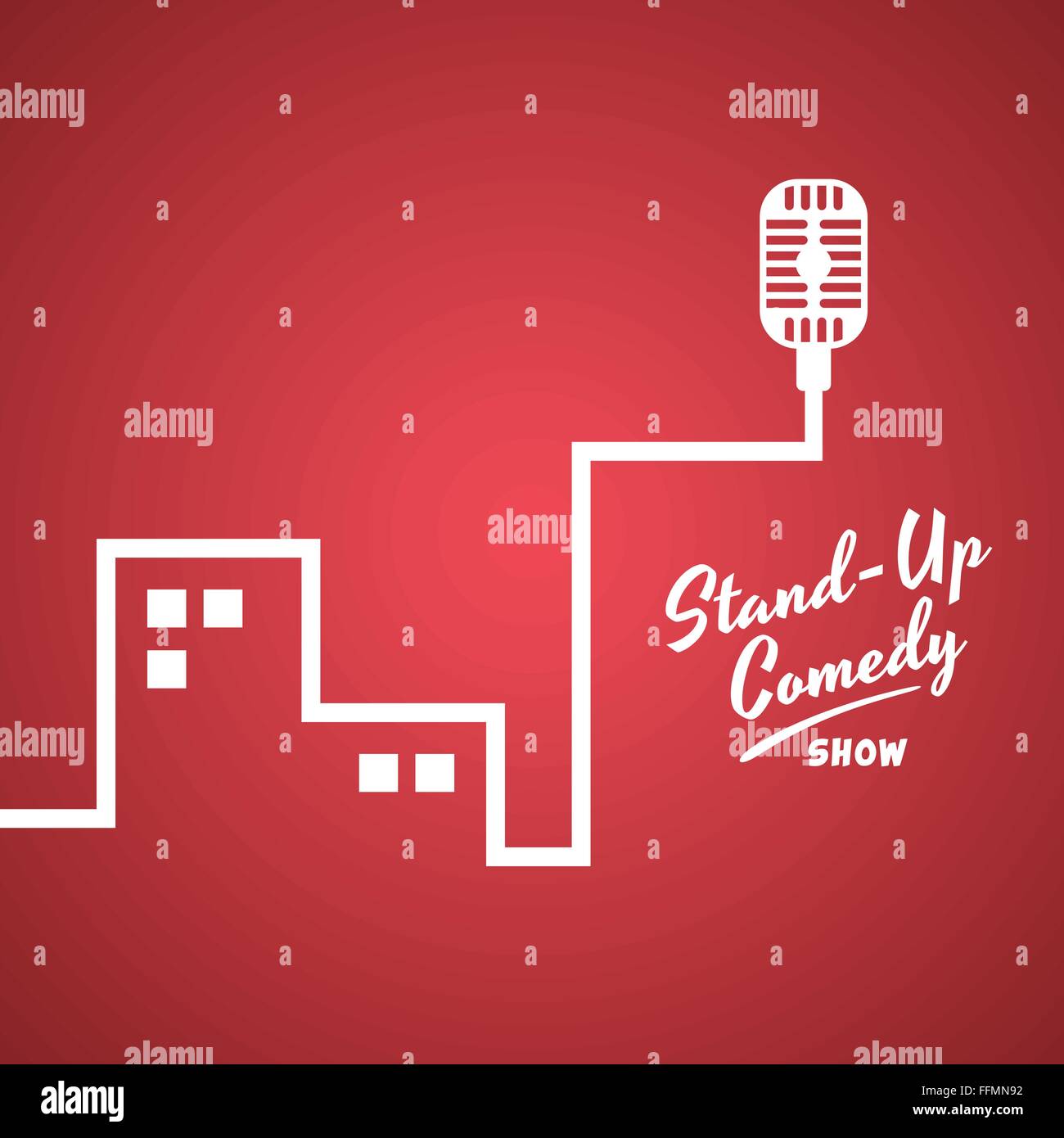 stand up comedy theme Stock Vector Image & Art - Alamy