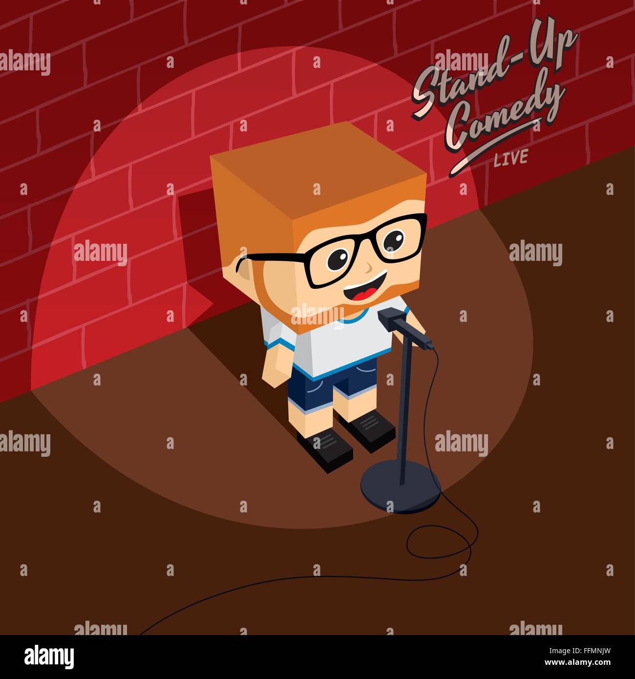 stand up comedy theme Stock Vector Image & Art - Alamy