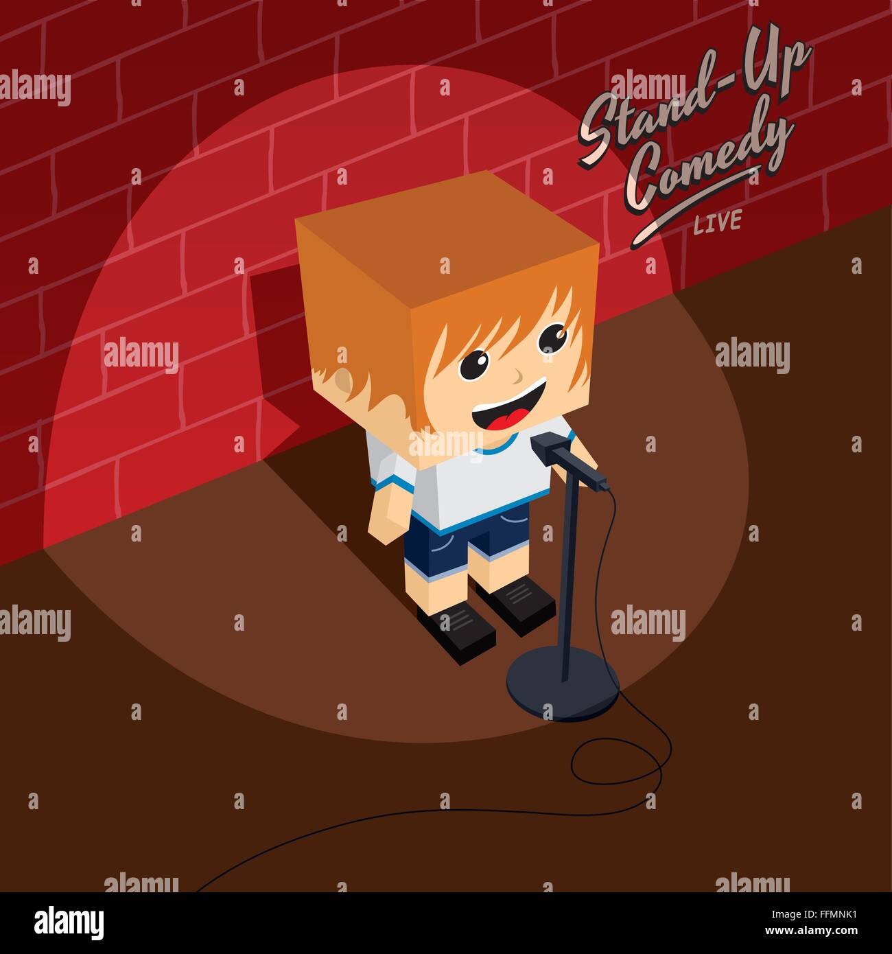 stand up comedy theme Stock Vector Image & Art - Alamy