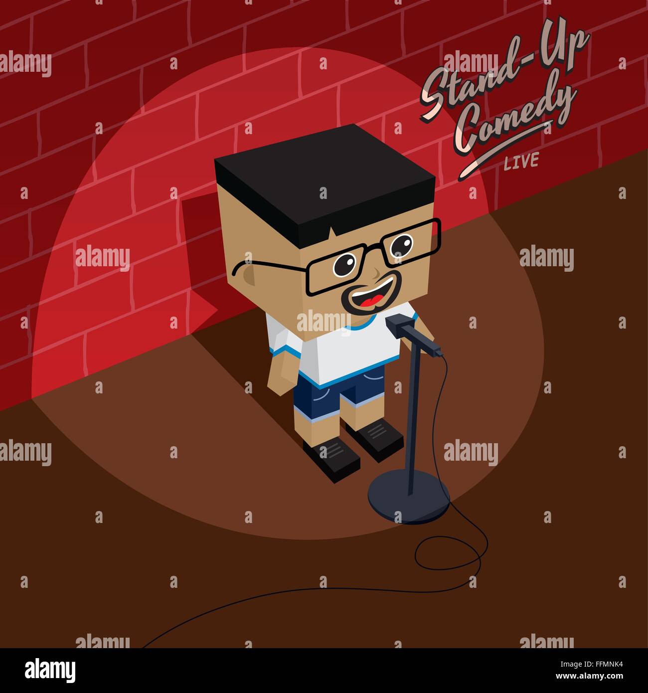 stand up comedy theme Stock Vector Image & Art - Alamy