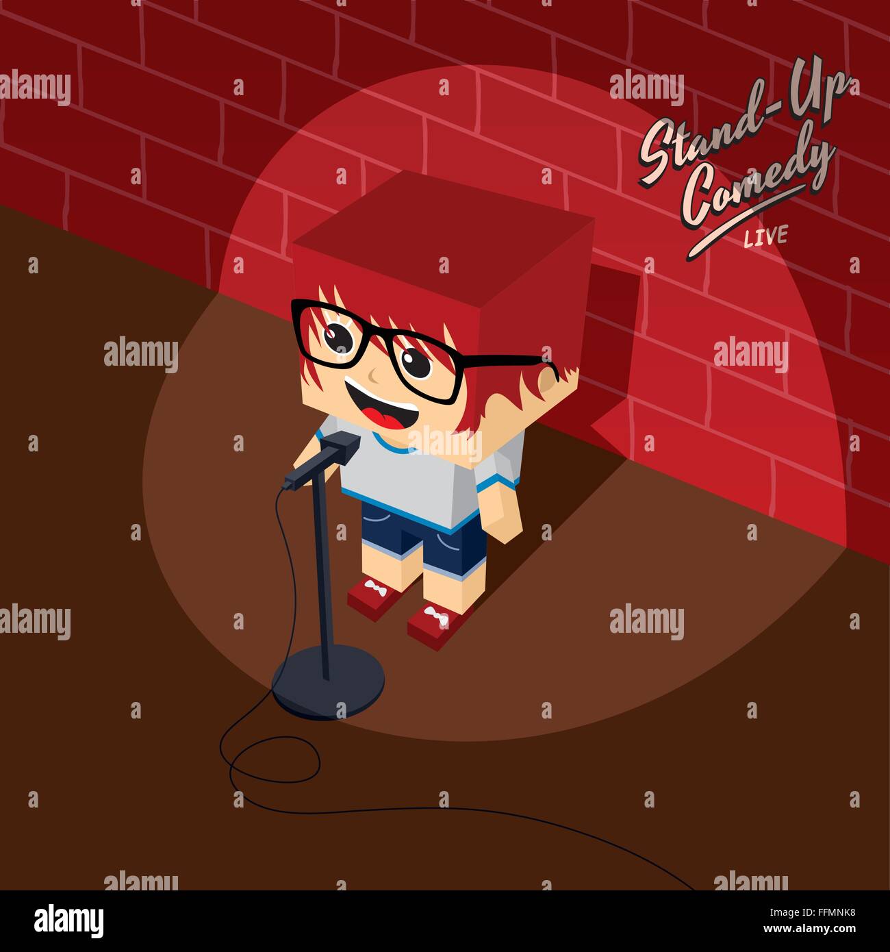 stand up comedy theme Stock Vector Image & Art - Alamy
