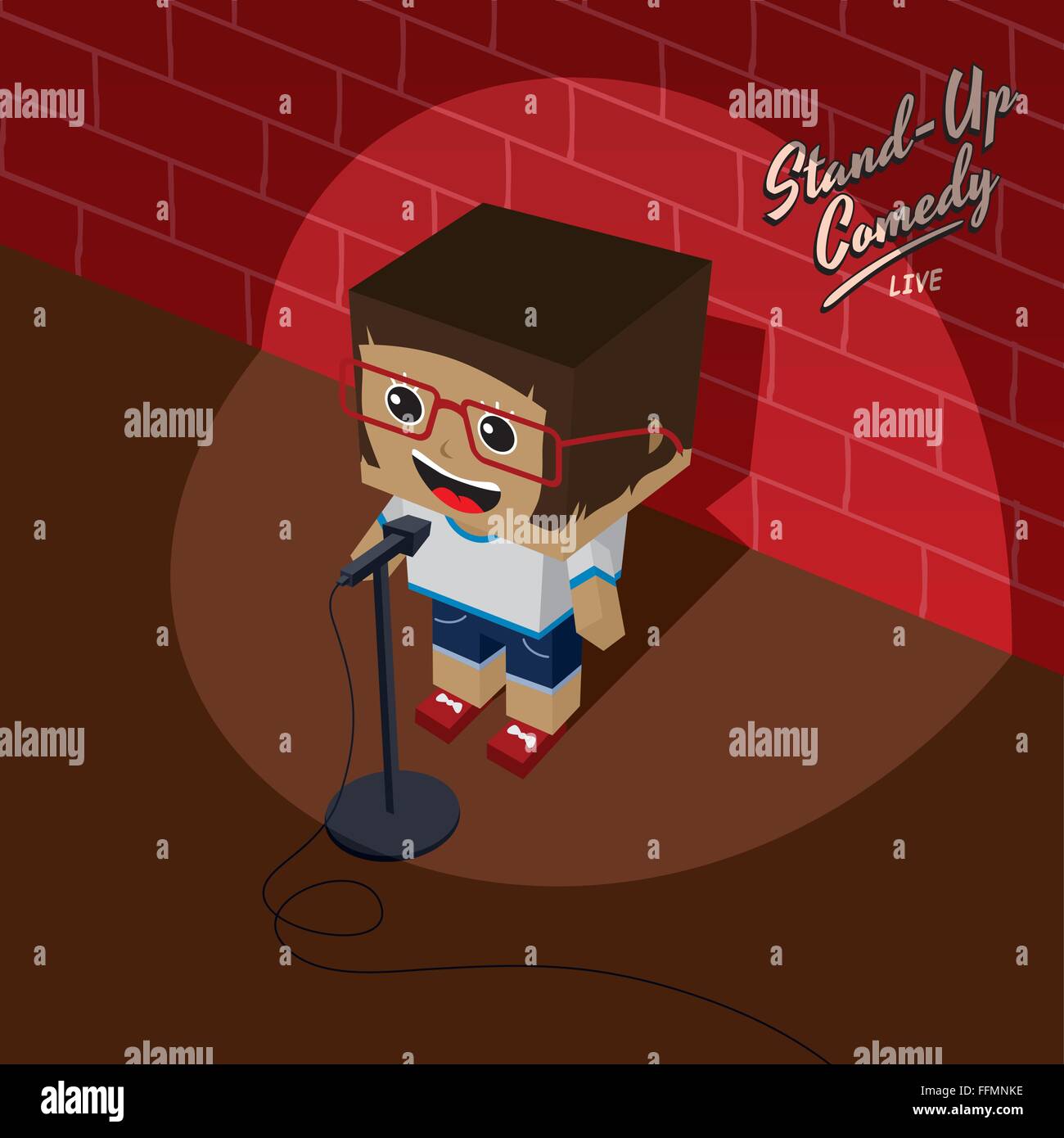 stand up comedy theme Stock Vector Image & Art - Alamy