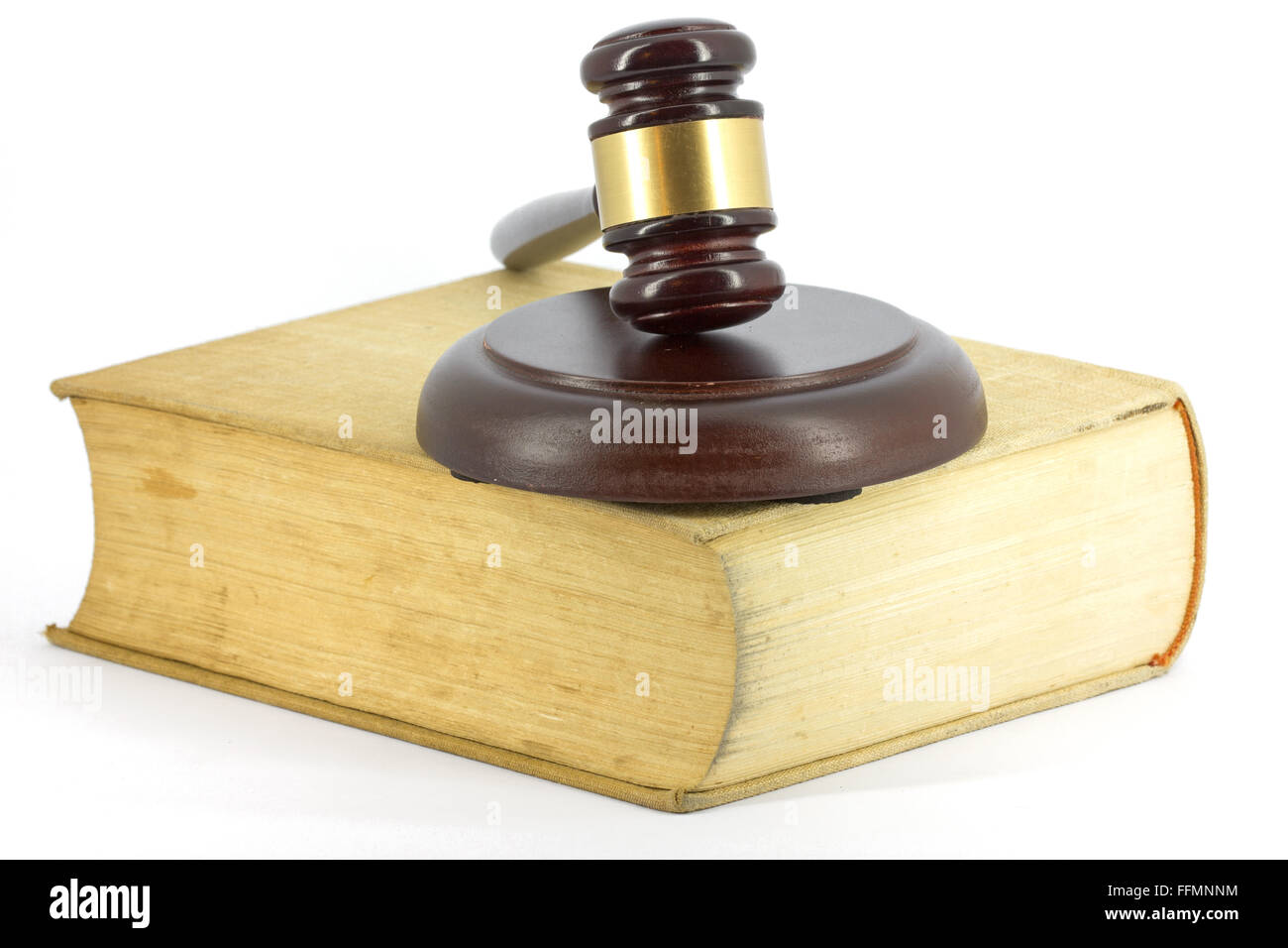 Law book and gavel Stock Photo - Alamy
