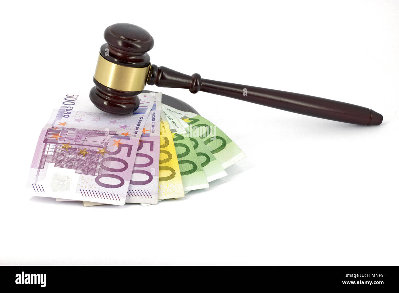 Gavel and money Stock Photo - Alamy