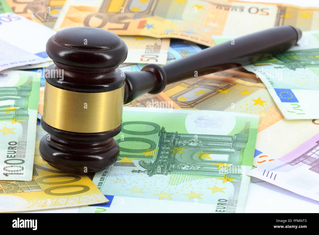 Gavel and money Stock Photo - Alamy