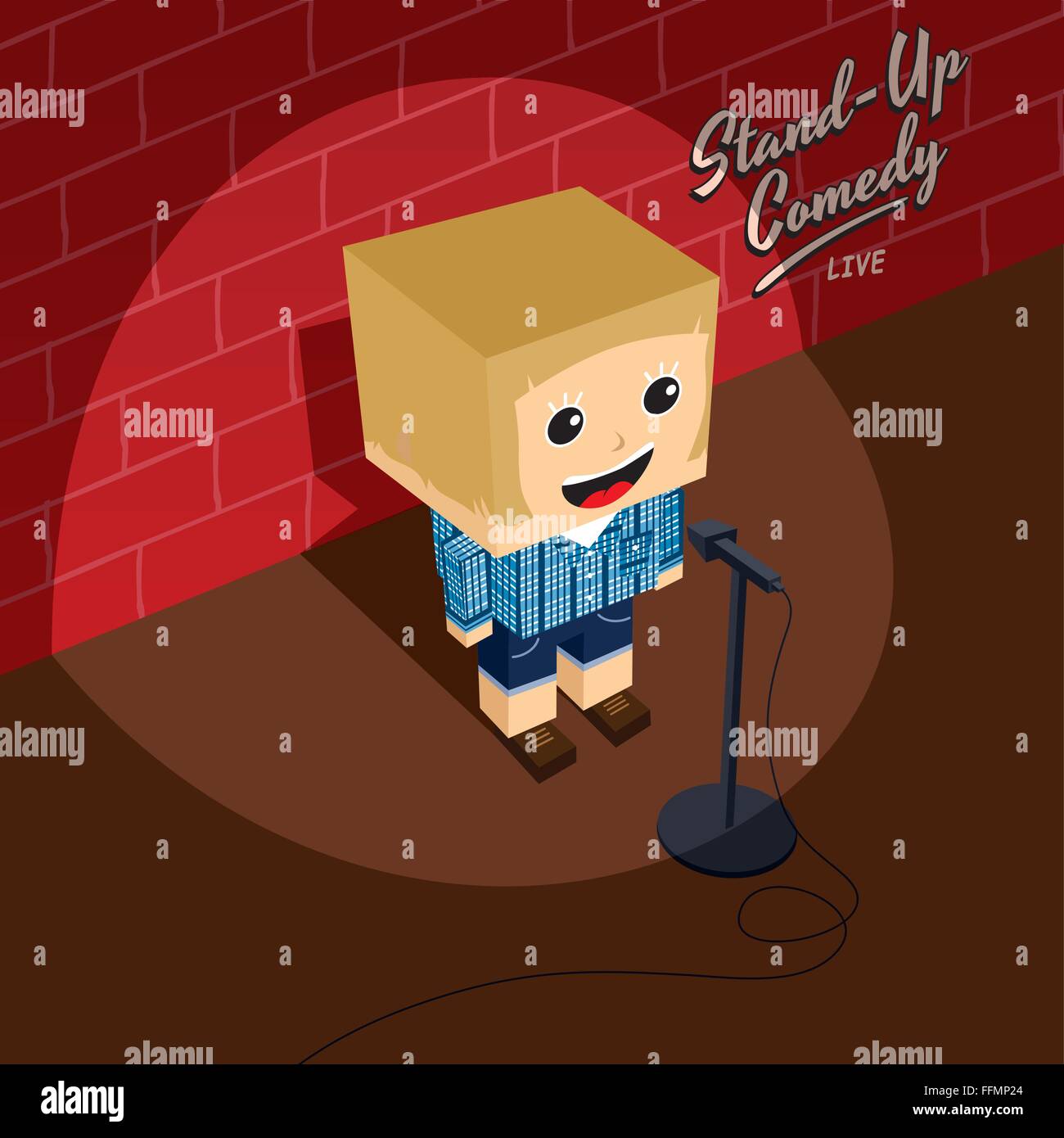 stand up comedy theme Stock Vector Image & Art - Alamy