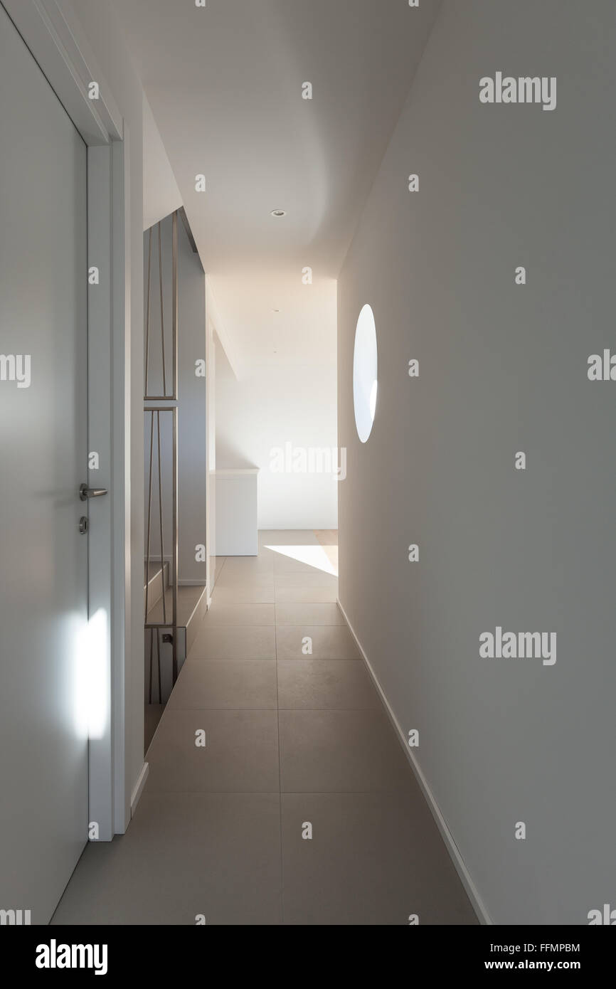 interior of a modern apartment, view from the corridor Stock Photo - Alamy