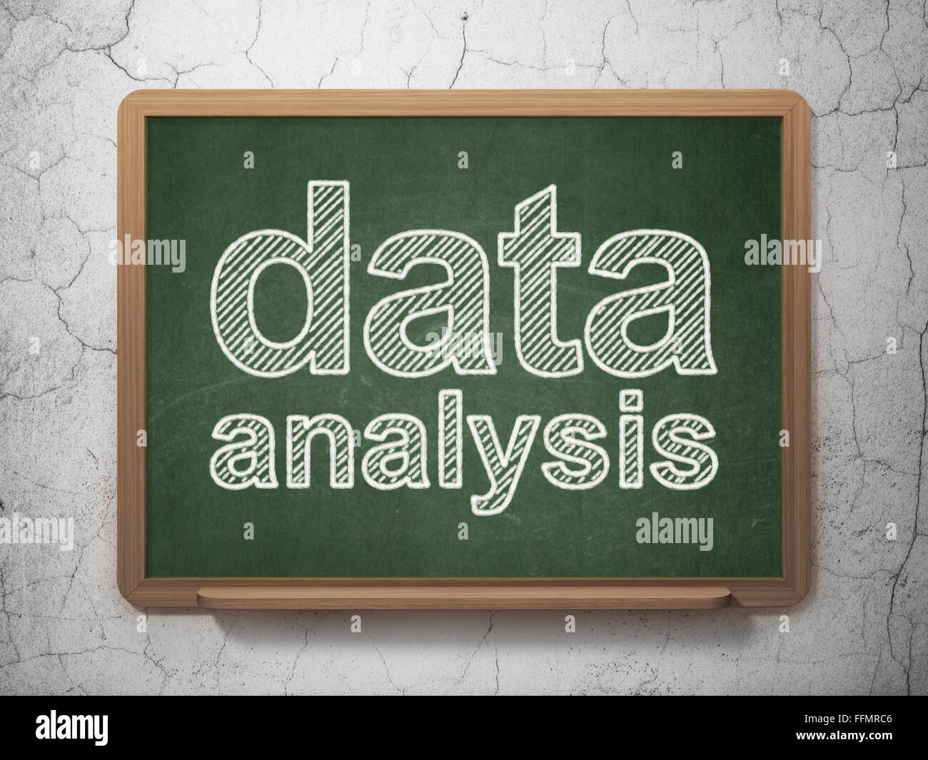 Data concept: Data Analysis on chalkboard background Stock Photo - Alamy