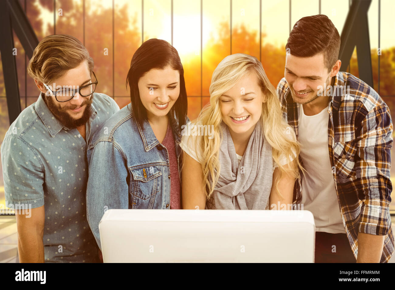 People working at computer hi-res stock photography and images - Alamy