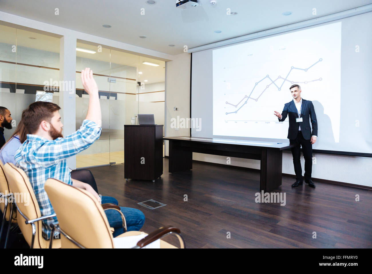 Speaker talking audience hi-res stock photography and images - Alamy