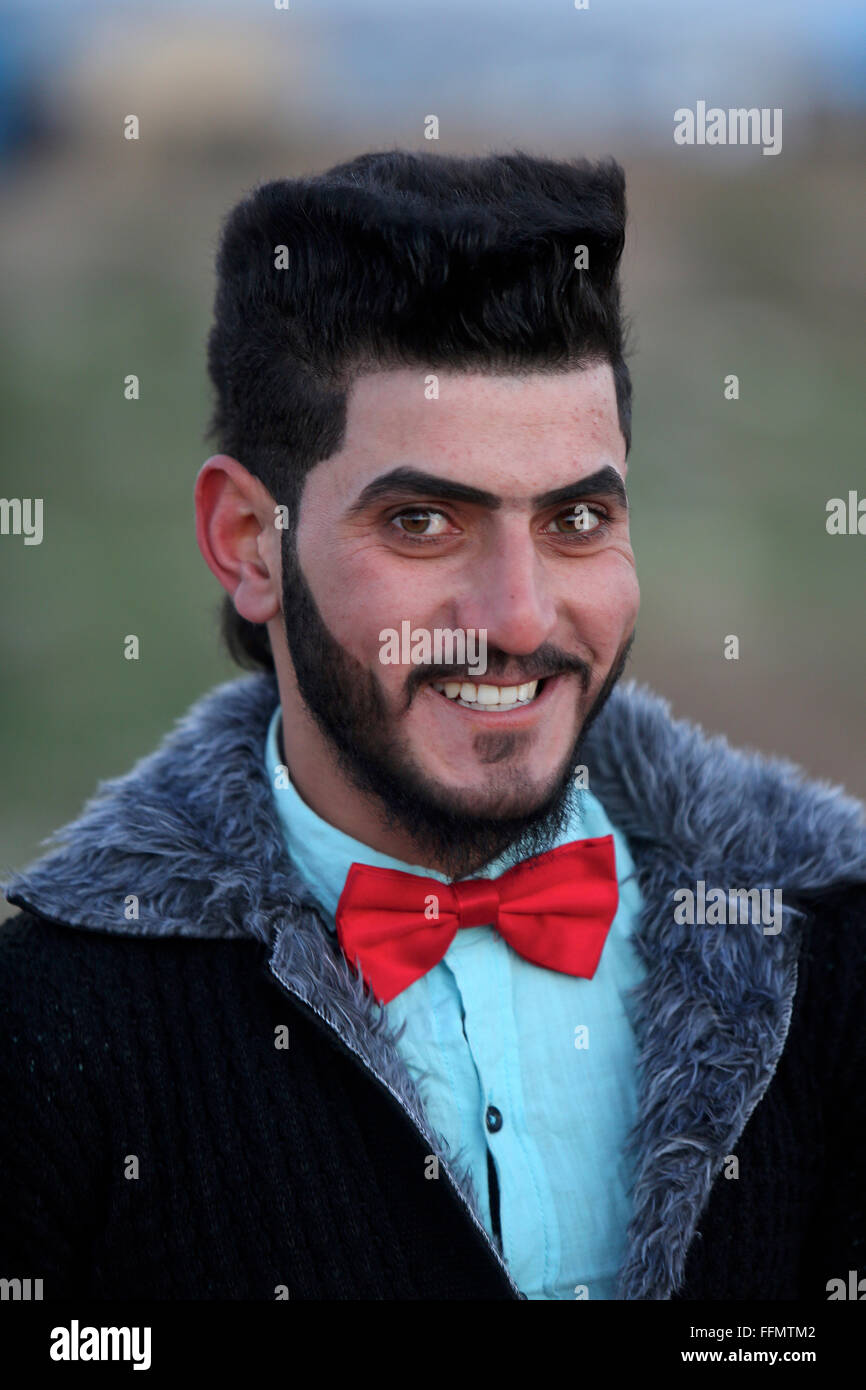 refugee man in Arbat refugee camp in Northern Iraq Stock Photo - Alamy