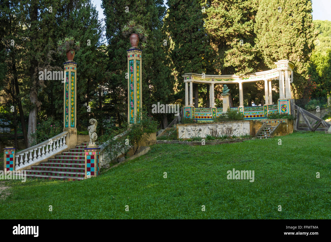 Menton fontana rosa garden hi-res stock photography and images - Alamy