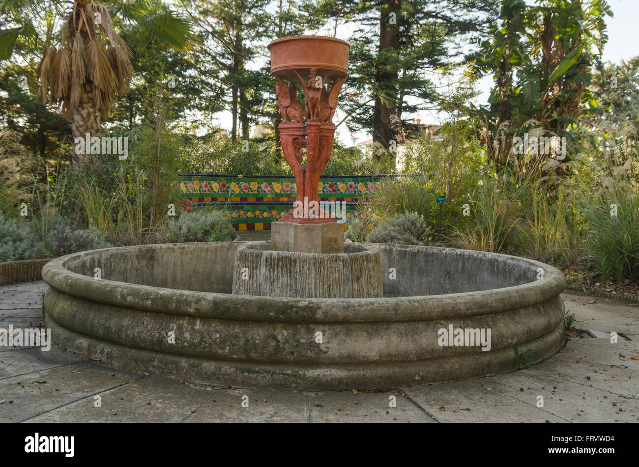 Fontana, Rosa garden, Menton, PACA, France Stock Photo - Alamy