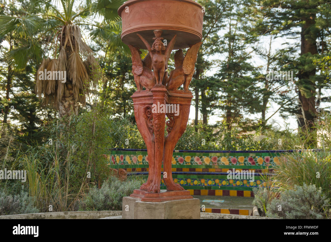 Fontana, Rosa garden, Menton, PACA, France Stock Photo - Alamy