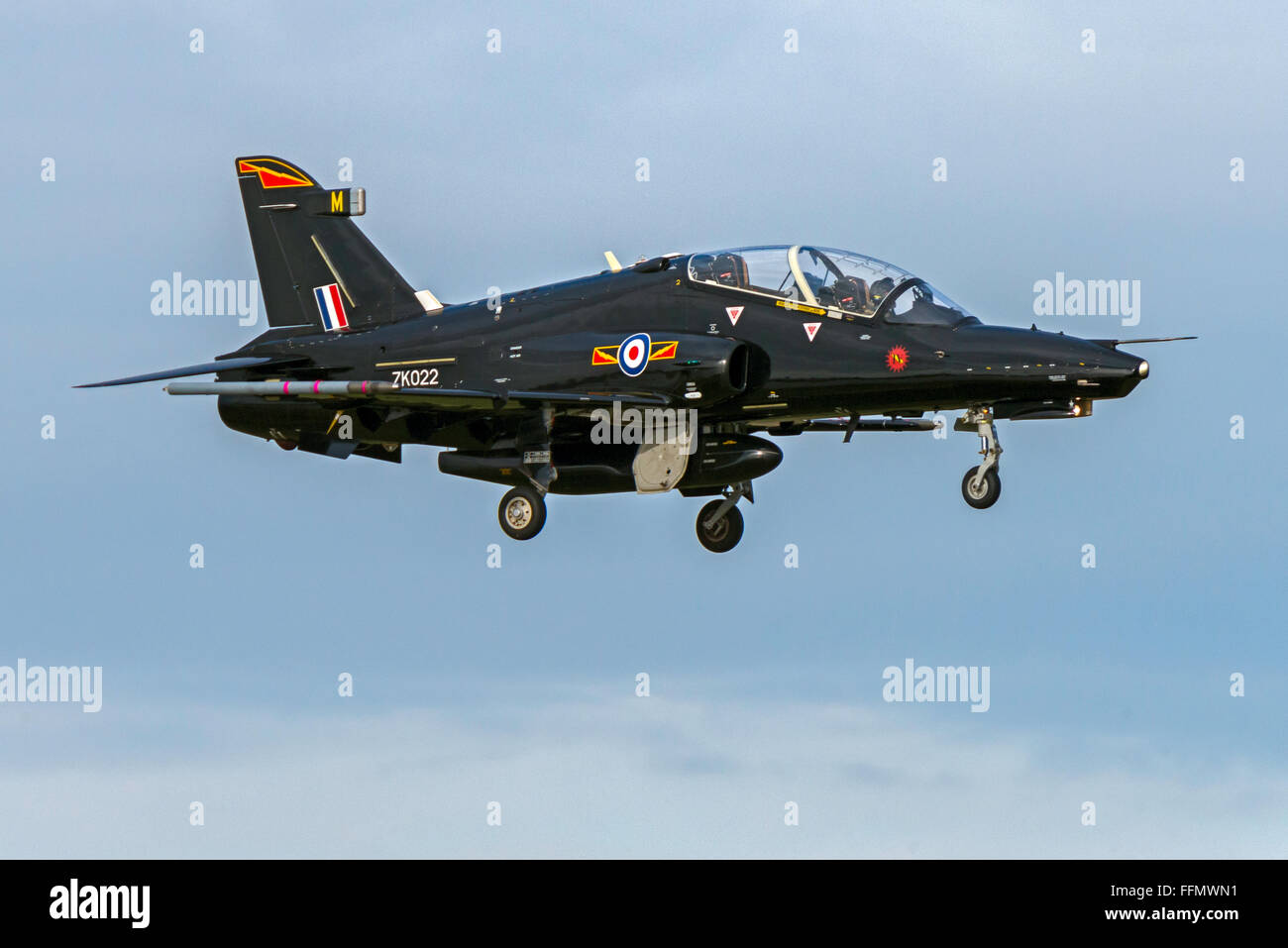 Raf Hawk T2 Valley Anglesey North Wales Uk Stock Photo - Alamy