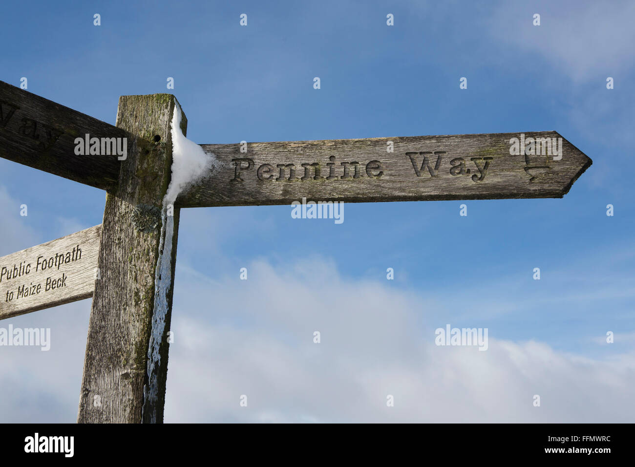 Pennine way sign hi-res stock photography and images - Alamy