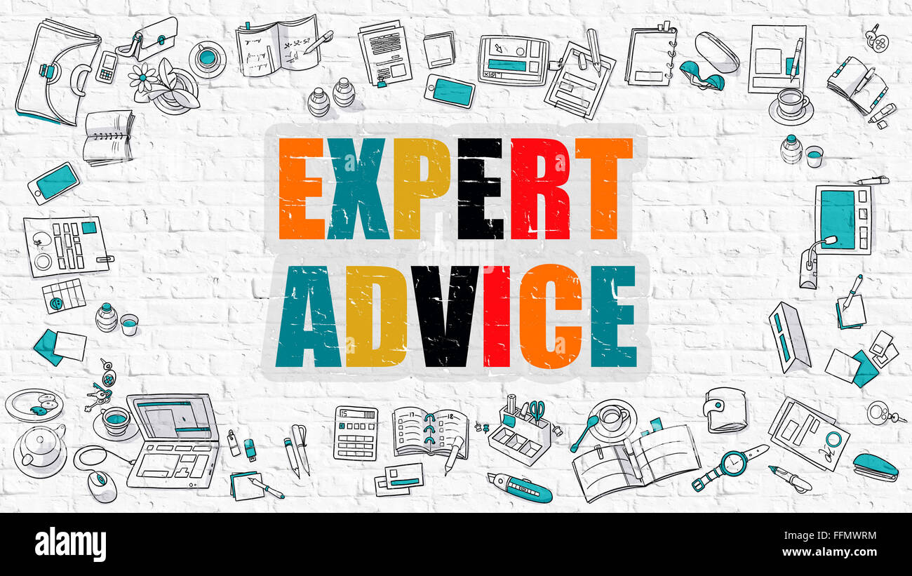 Expert Advice on White Brick Wall Stock Photo - Alamy