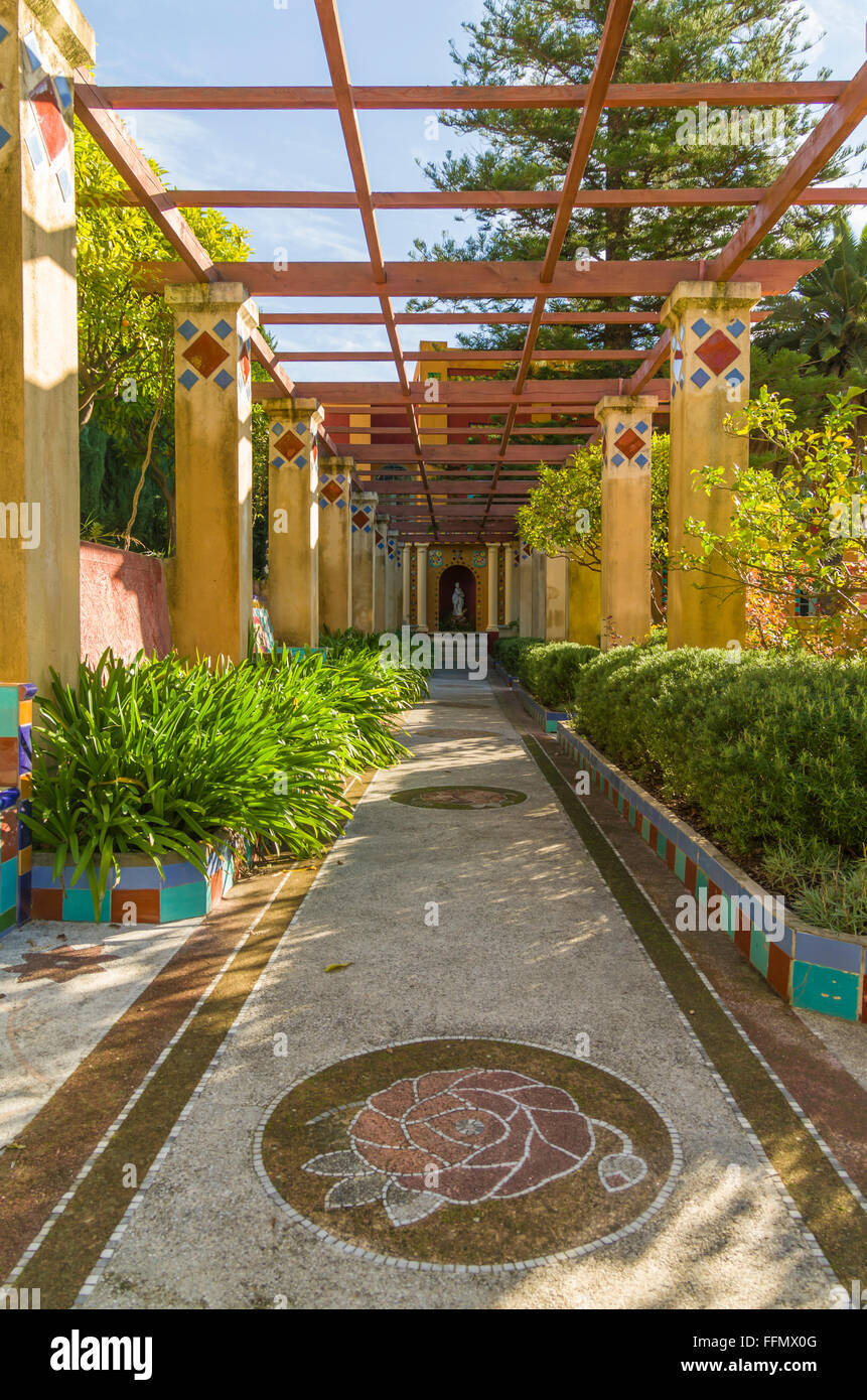 Fontana Rosa garden, Menton, PACA, France Stock Photo - Alamy