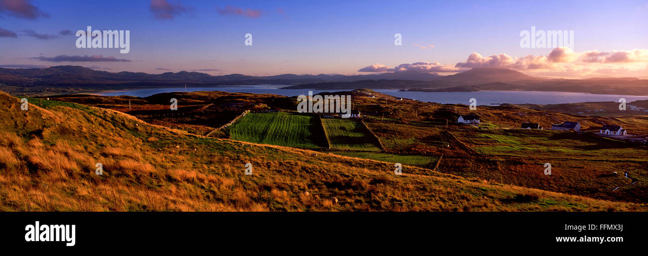 Sunset Muckish Mountain Sheephaven Bay Rosguill Downings Donegal ...