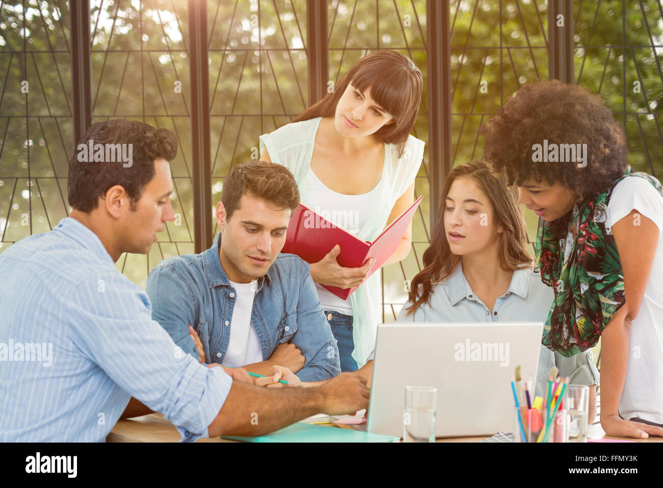Business people seated hi-res stock photography and images - Alamy