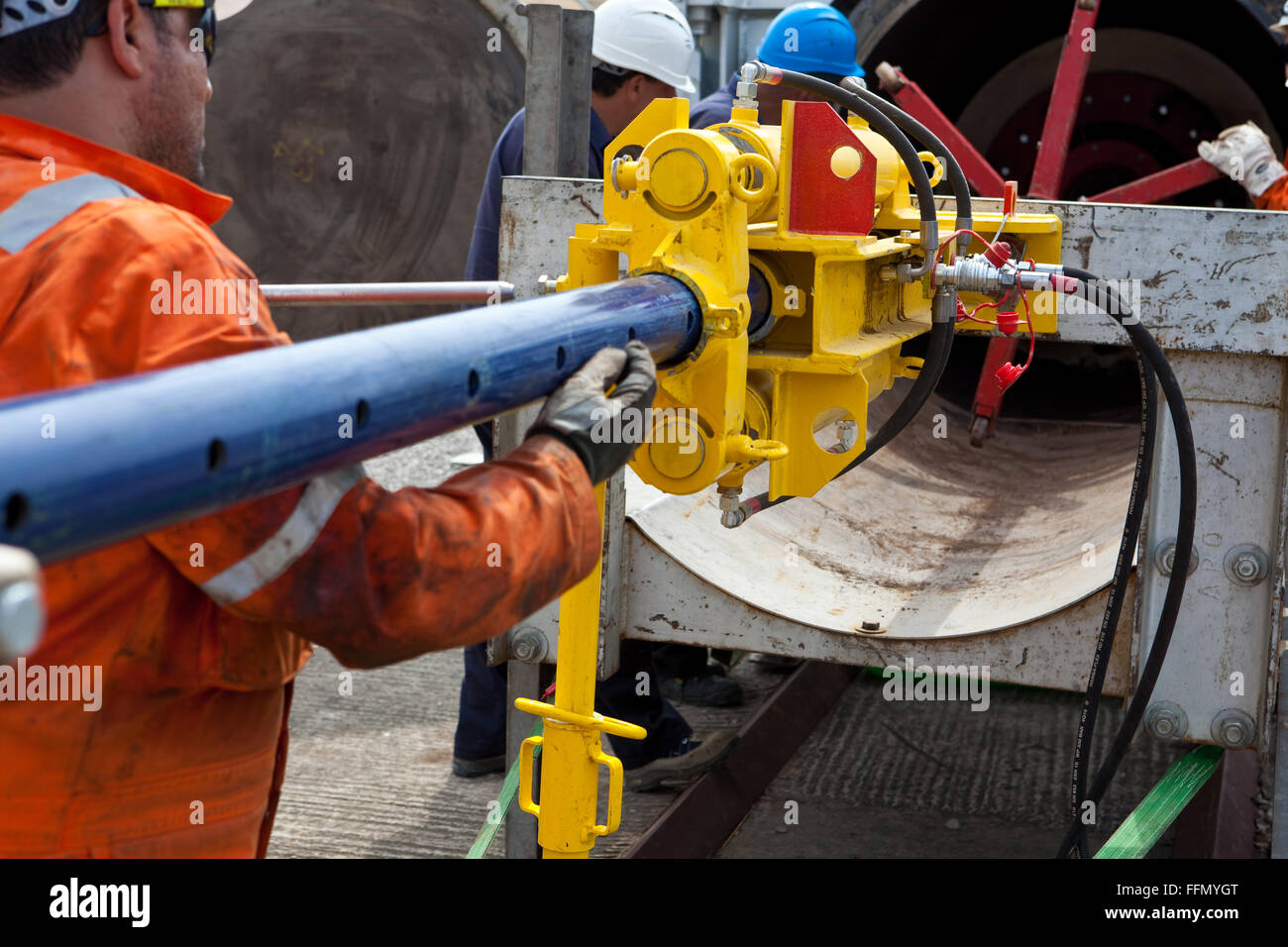Pipeline inspection, Pigging Stock Photo - Alamy