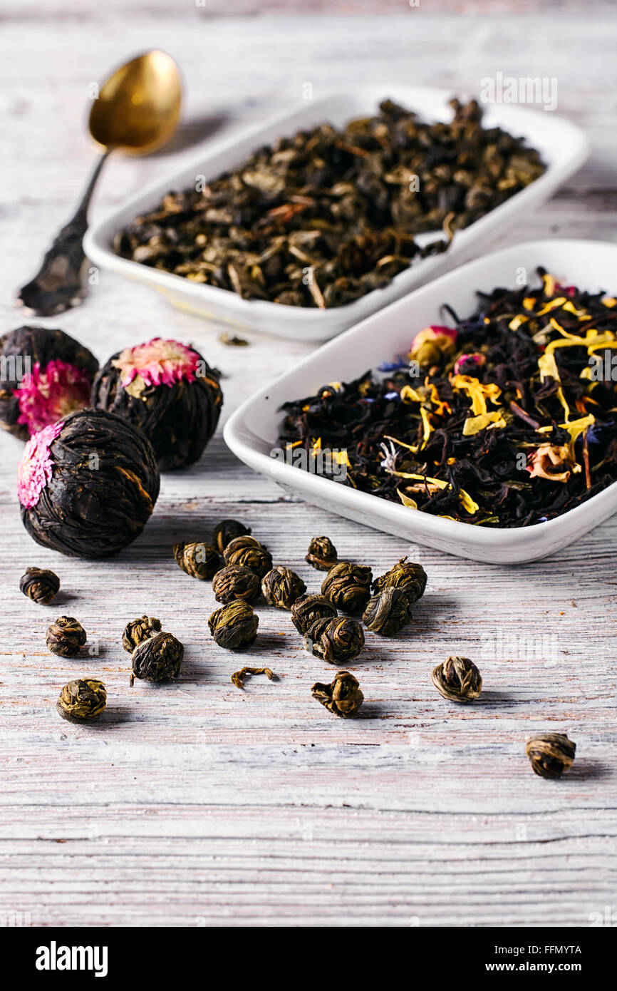 Chinese types tea hi-res stock photography and images - Alamy