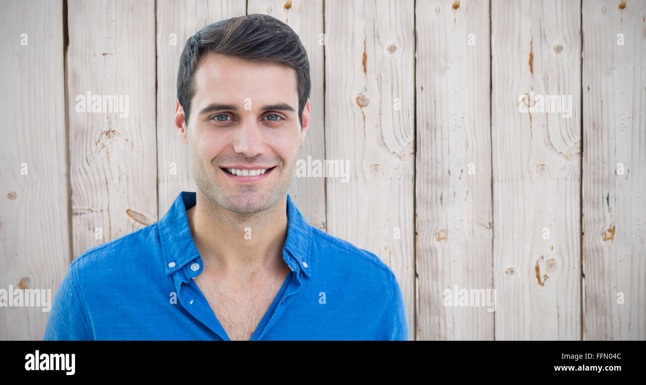 Portrait handsome male smiling camera hi-res stock photography and ...